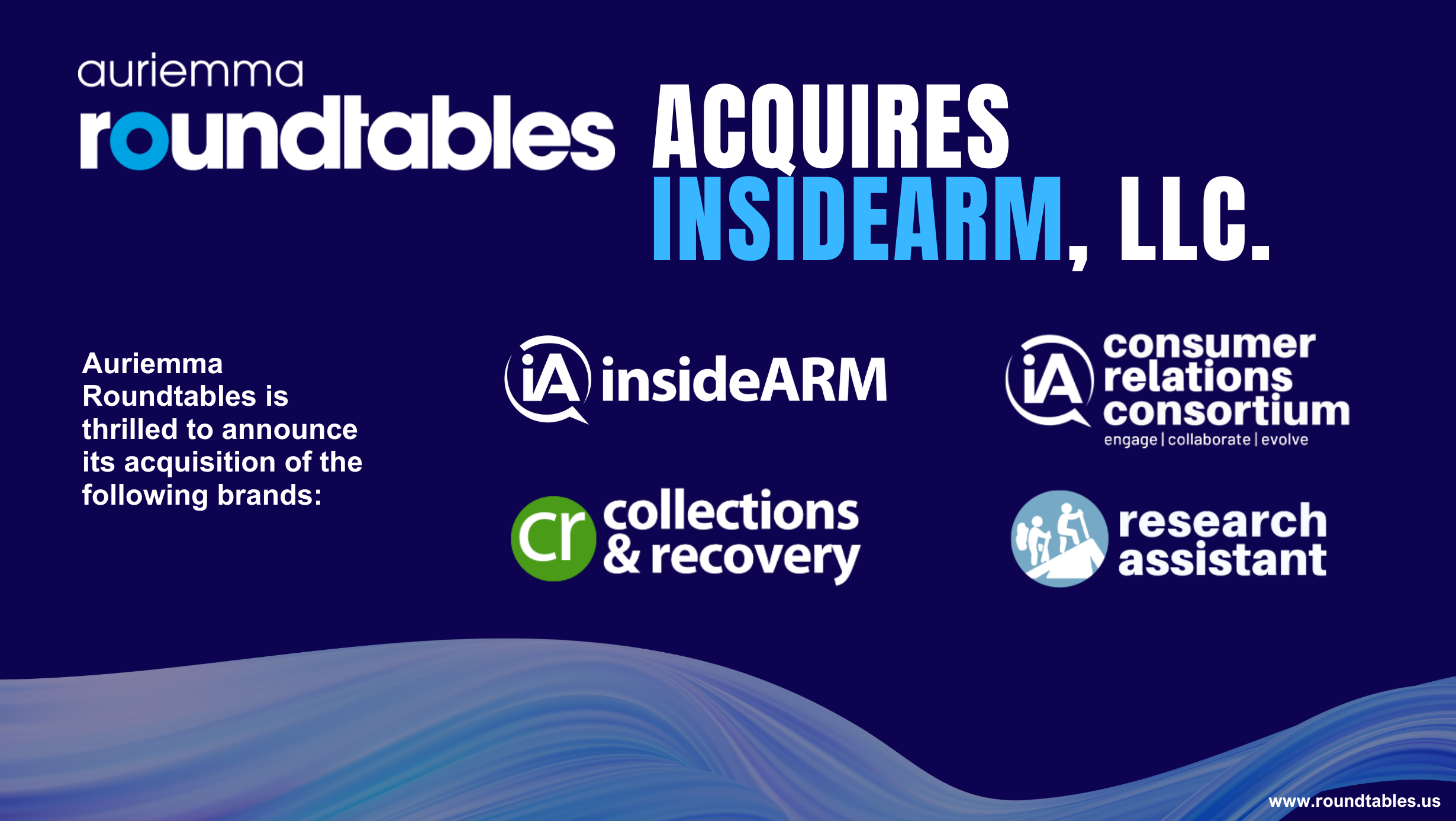 Auriemma Roundtables Acquires insideARM, LLC | Auriemma Roundtables